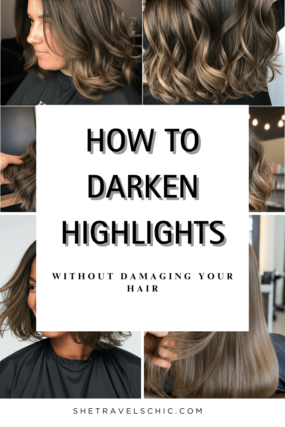 How to Darken Highlights Without Damaging Your Hair