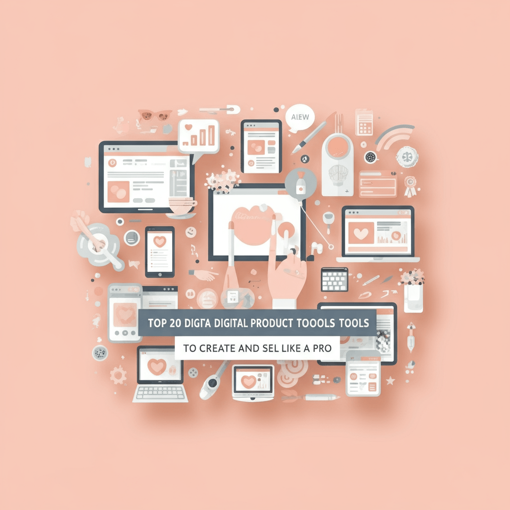 Top 20 Digital Product Tools to Create and Sell